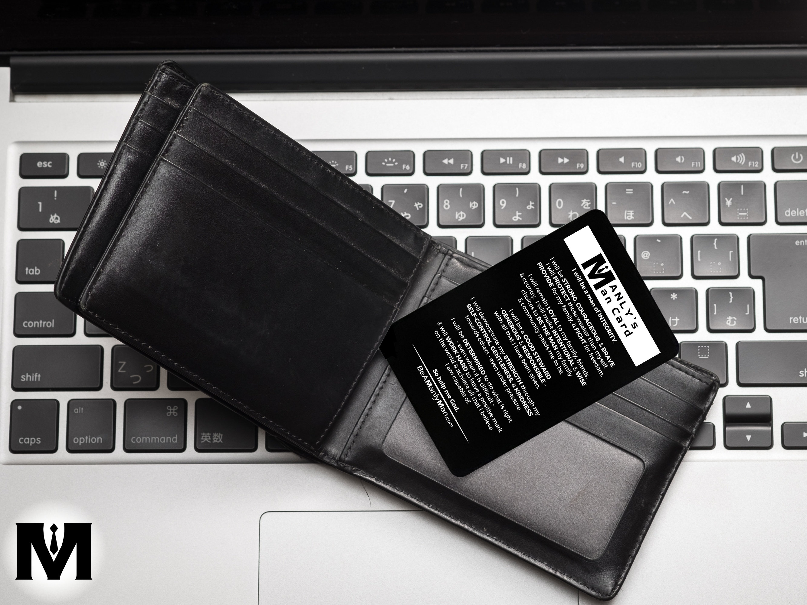 The MAN CARD | Laser-engraved With Positive Masculine Character Traits ...