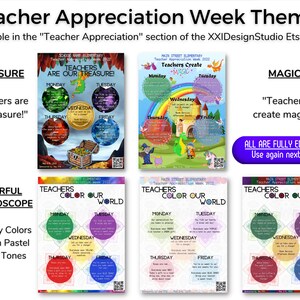 Door Signs Teacher Appreciation Week Kaleidoscope Snack Time Room ...
