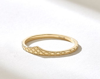 Square Wedding Band - Etsy