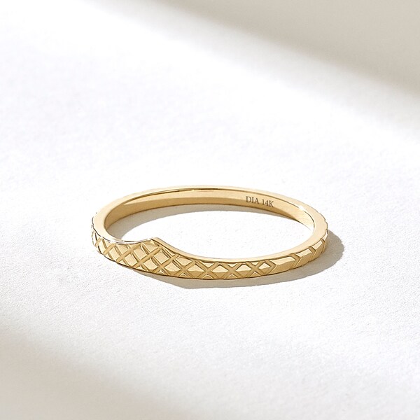 Pattern Wedding Band - Etsy