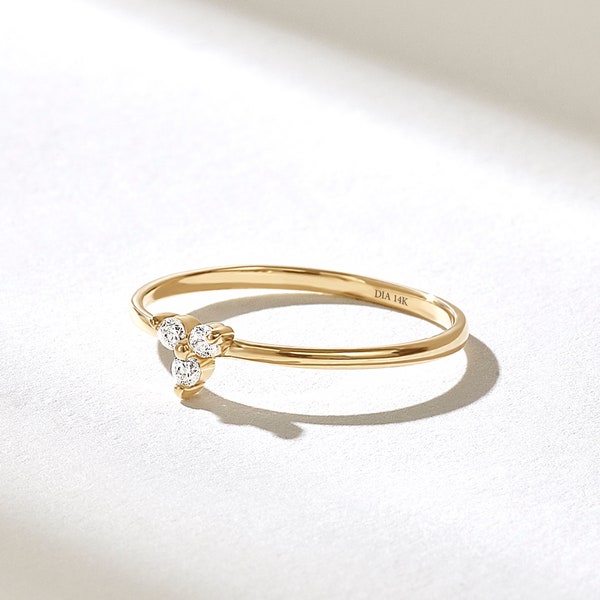 Gold Promise Ring - Etsy