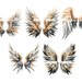 Watercolor Angel Wings PNG in Loving Memory Rest in Peace PNG Heaven ...