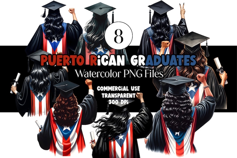 Puerto Rican Graduation PNG Graduation Clipart Graduation Girl PNG ...