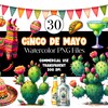 Cinco De Mayo PNG Fiesta PNG Taco Clipart Mexican Clipart Tequila Food ...
