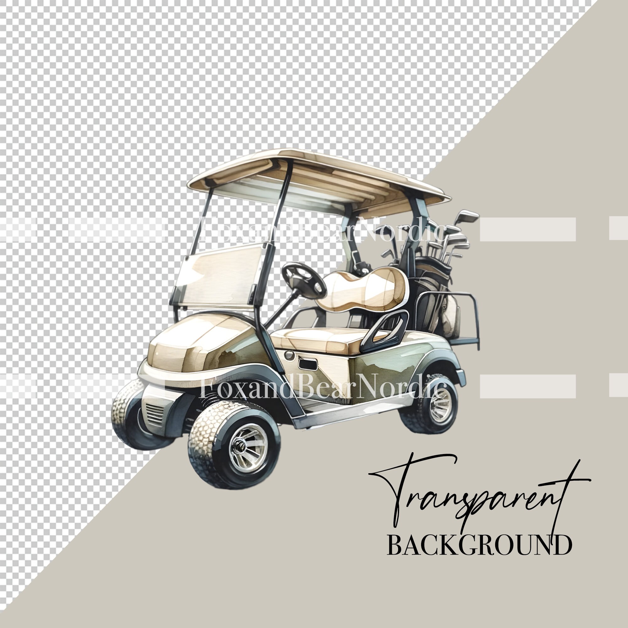Watercolor Golf Clipart Golf Club PNG Golfer Graphics Golf Ball Clipart ...