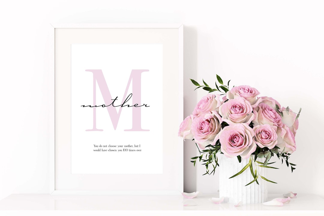 Mothers Day Printable Wall Art, Mothers Day Quote, Meaningful Quote ...