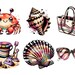 Summer Beach Clipart Watercolor Ice Cream Clipart Summer Clipart Ice ...