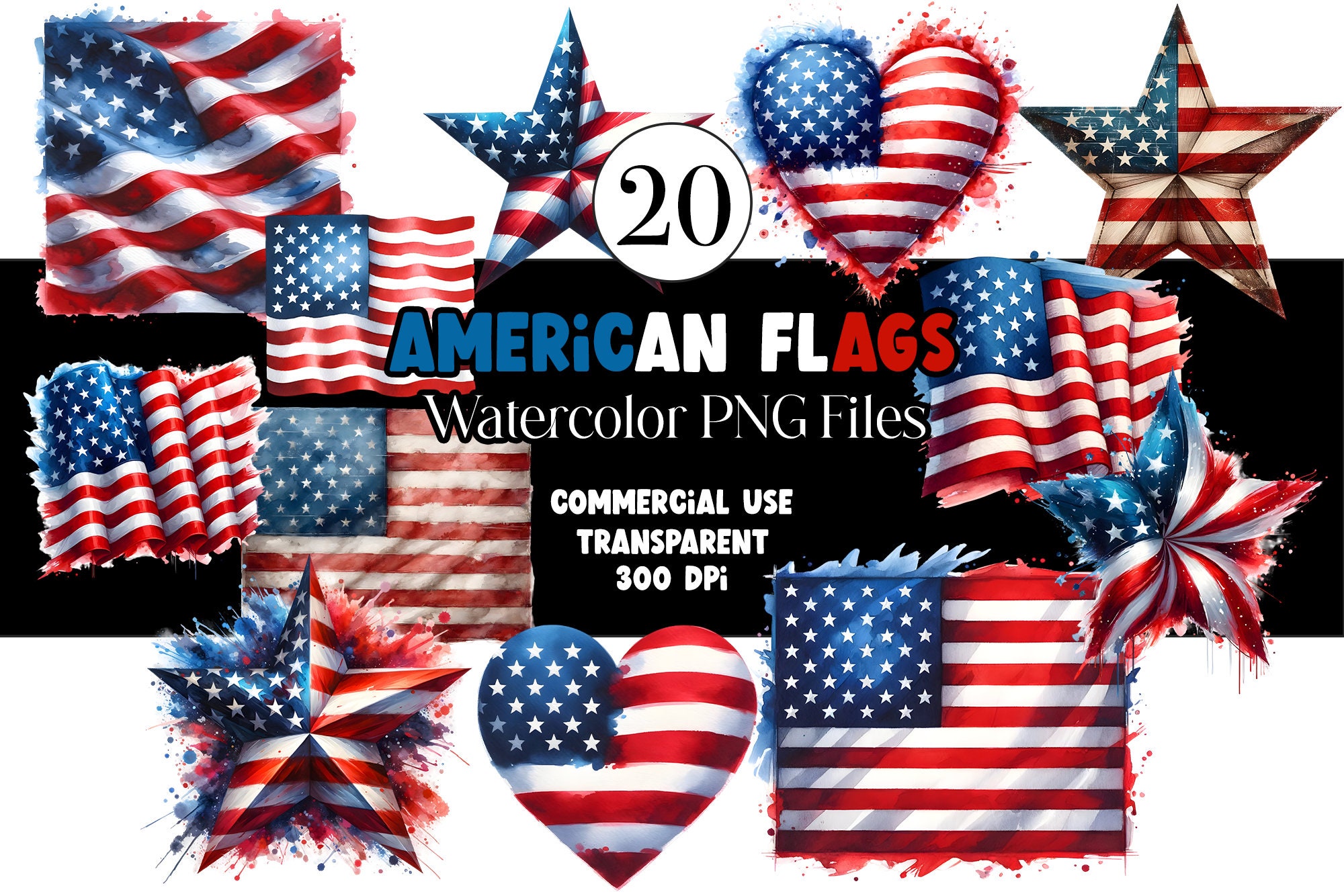 American Flag PNG Fourth 4th of July PNG Usa PNG Freedom Patriot 4th of ...