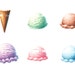 Watercolor Ice Cream Clipart Summer Clipart Truck Ice Cream Scoop Ice ...