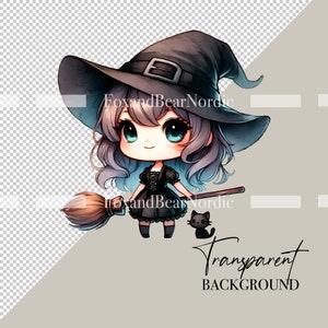 Halloween Chibi Clipart Cute Ghost PNG Halloween Clipart Halloween PNG ...