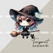 Halloween Chibi Clipart Cute Ghost PNG Halloween Clipart Halloween PNG ...