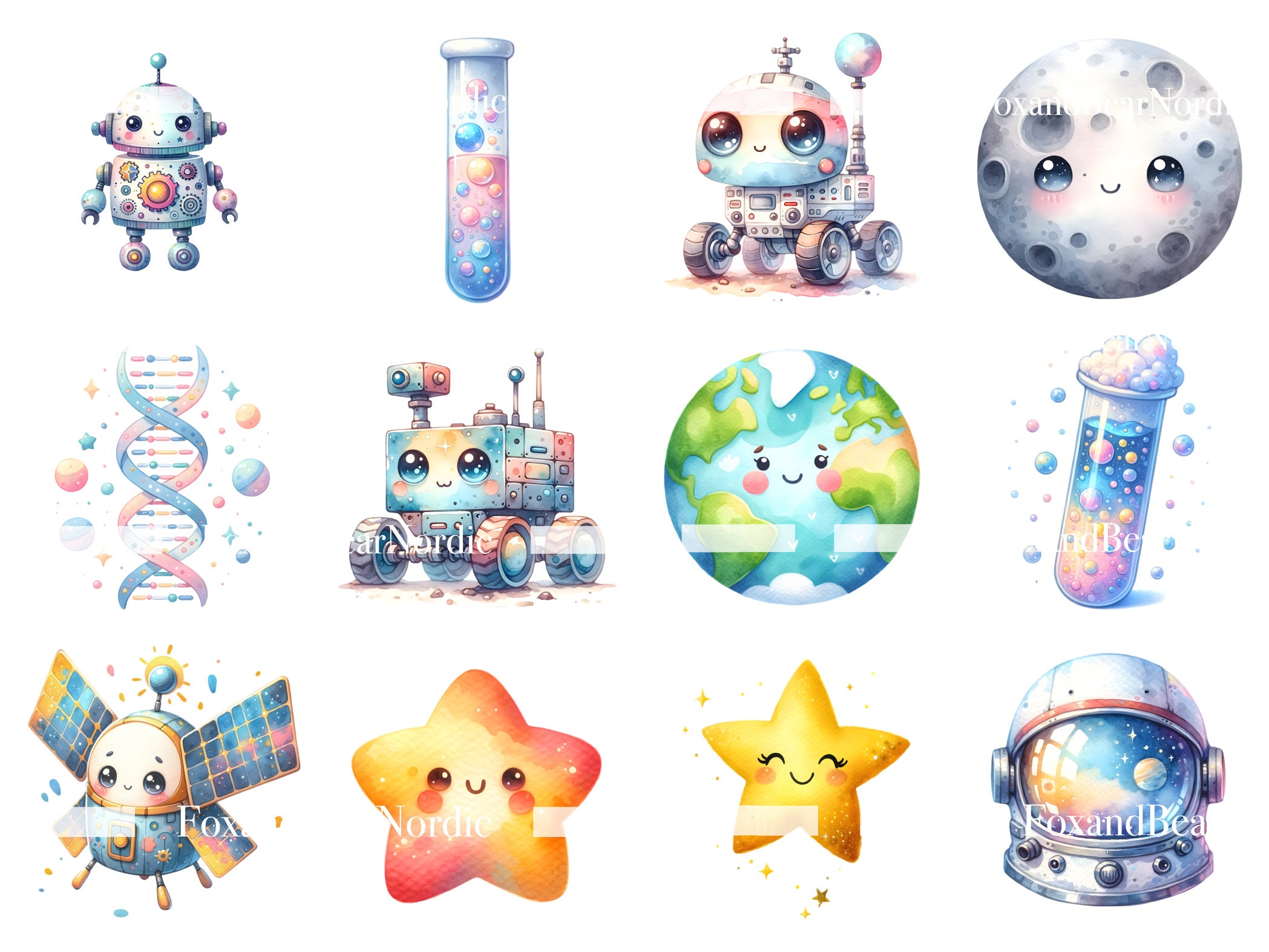 Outer Space PNG Galaxy Clipart Astronaut Clipart Space - Etsy