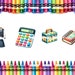 Back to School Clipart Crayon Clipart First Grade PNG First Day of ...