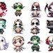 Halloween Chibi Clipart Cute Ghost PNG Halloween Clipart Halloween PNG ...