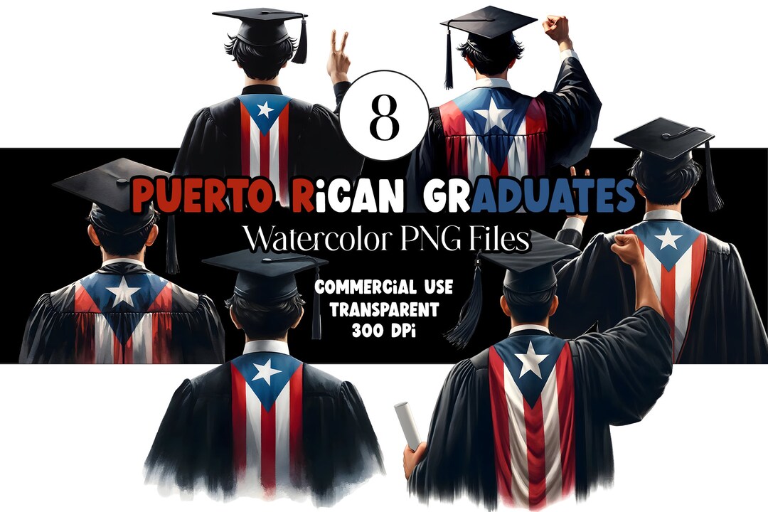 Puerto Rican Graduation PNG Graduation Clipart Graduation Boy PNG ...