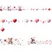 Valentine Border Watercolor Border Clipart Valentine Graphics ...