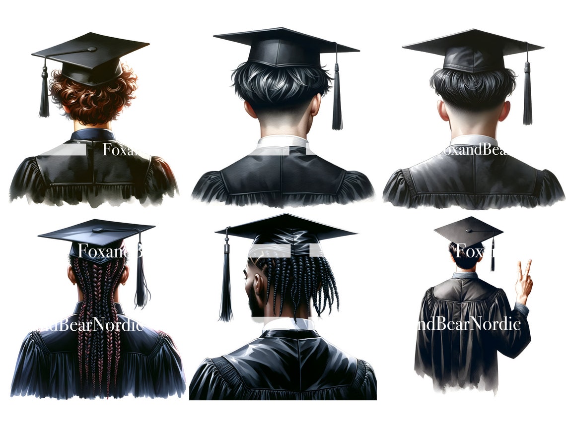 Watercolor Graduation PNG Doctor Graduation Clipart Graduation 2026 ...