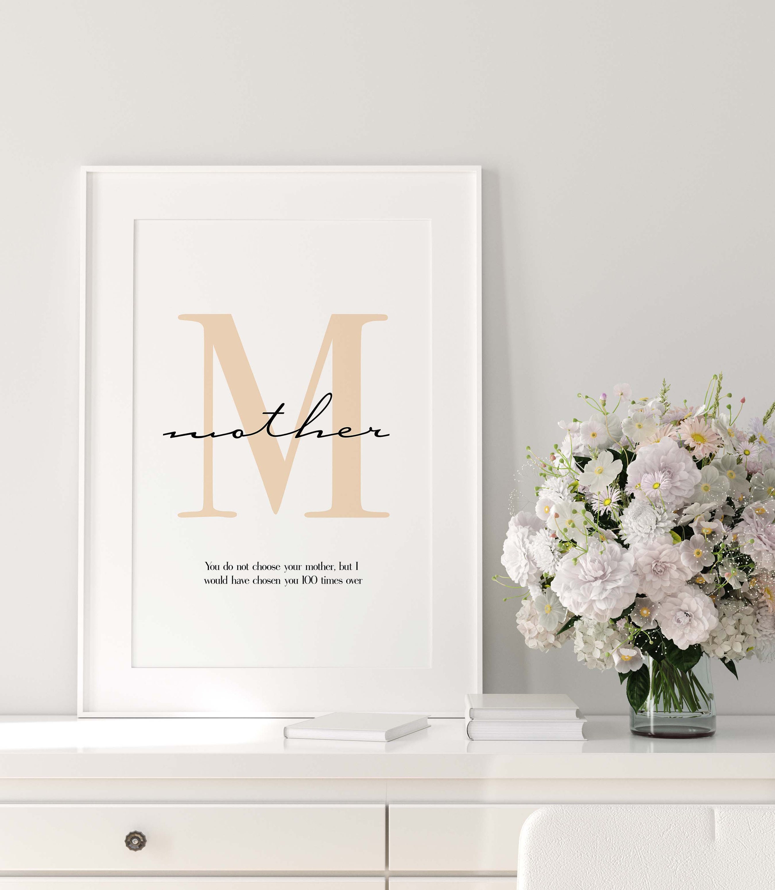 Mothers Day Printable Wall Art Mothers Day Quote Meaningful - Etsy