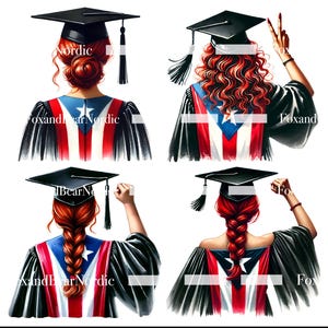 Puerto Rican Graduation PNG Graduation Clipart Graduation Girl PNG ...