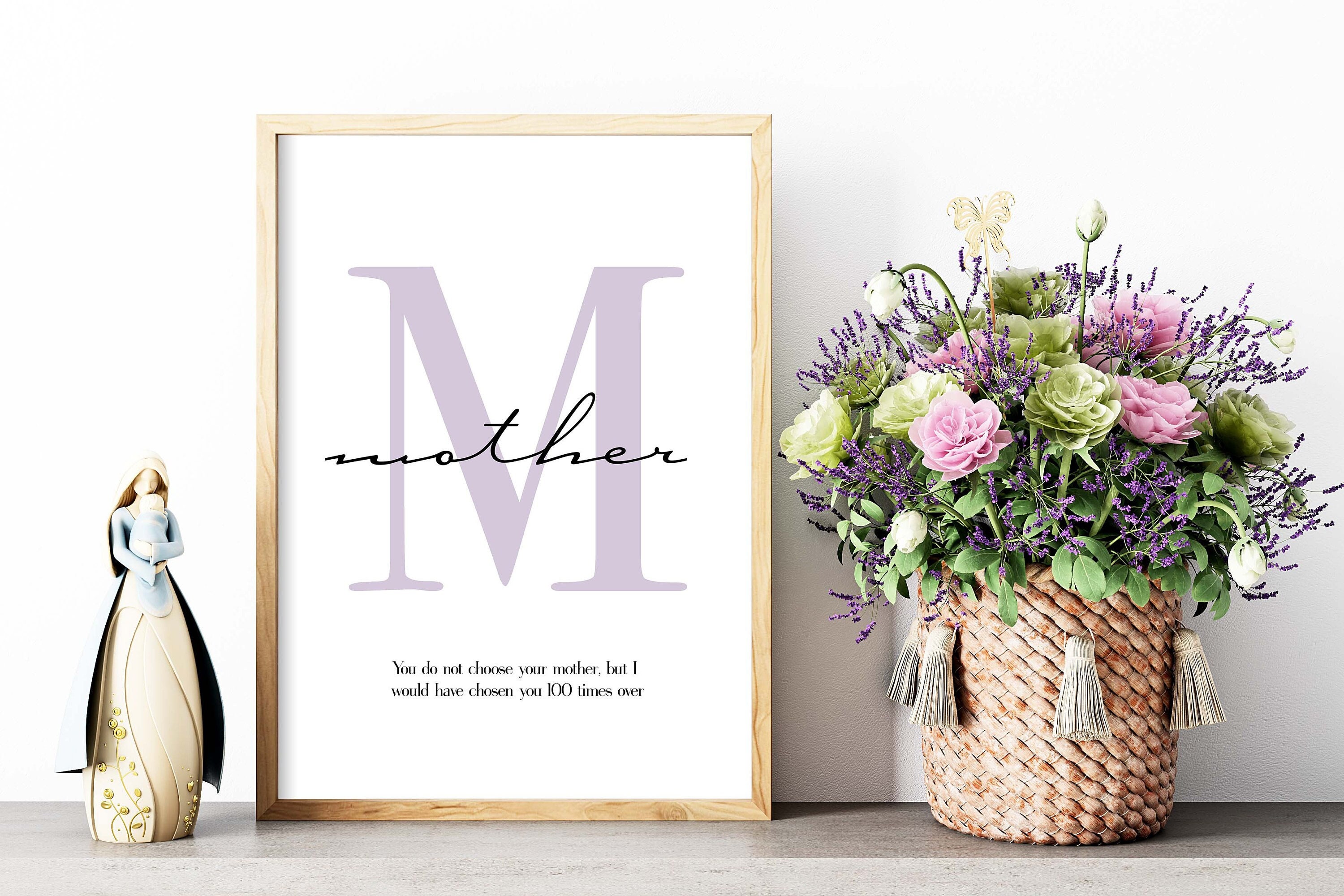 Mothers Day Printable Wall Art Mothers Day Quote Meaningful - Etsy