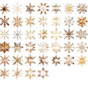 Snowflake PNG Watercolor Clipart Winter PNG Commercial Use Watercolor ...