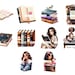 Books Clipart Bundle Bookish Stickers That Girl Planner Digital ...