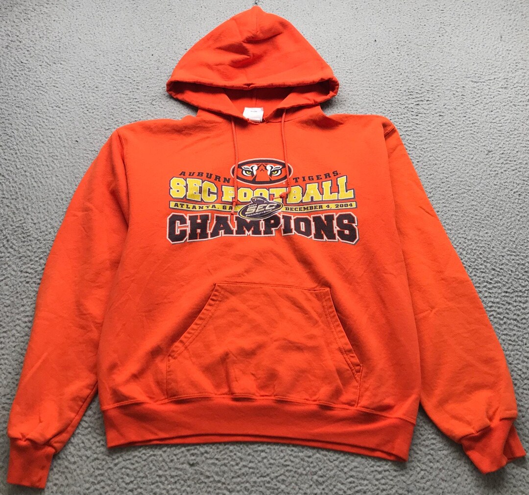 Vintage Auburn University Tigers Sweatshirt Hoodie Mens M SEC Football ...