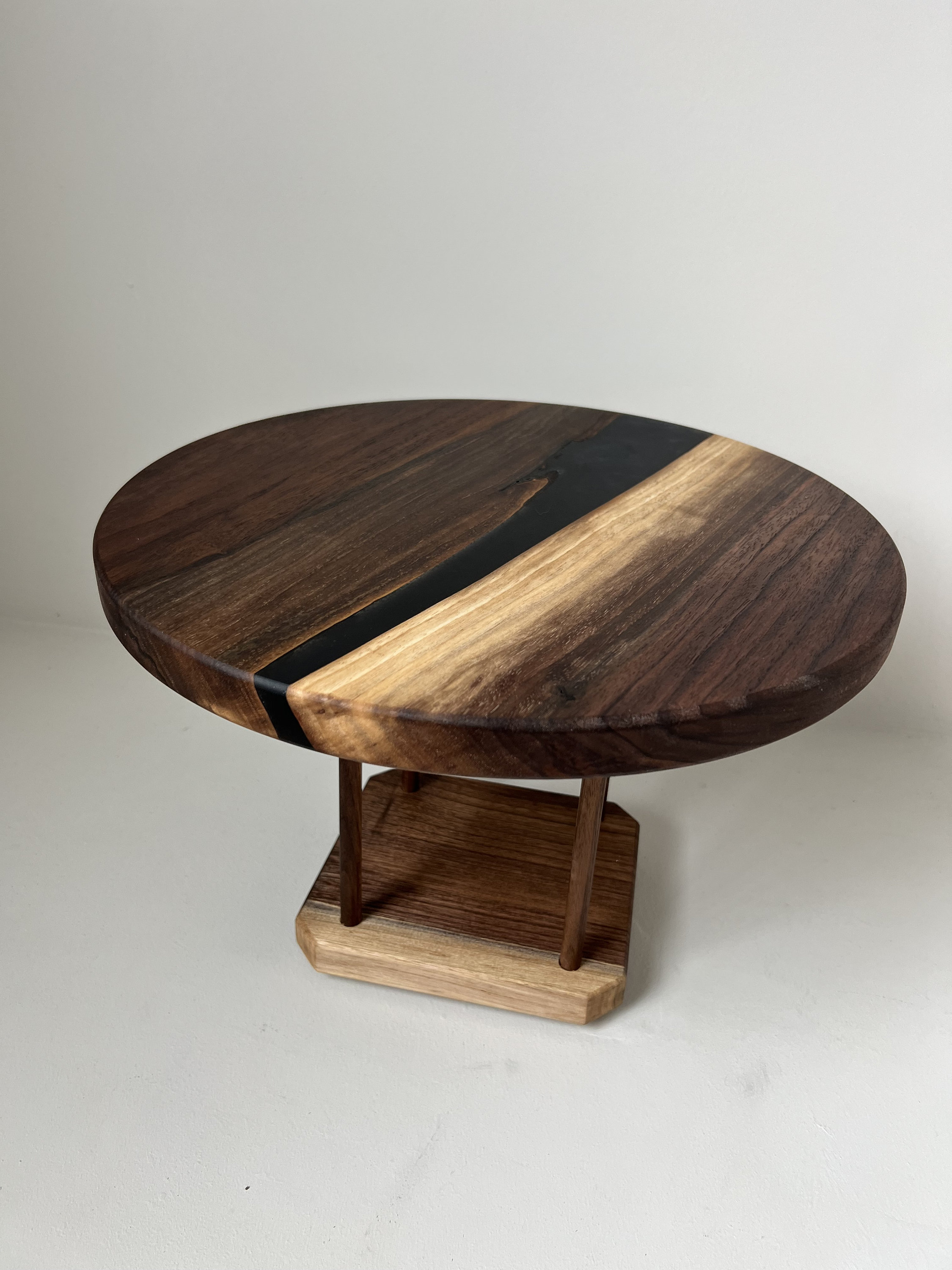 Pizza Riser Food Display Epoxy River and Walnut - Etsy