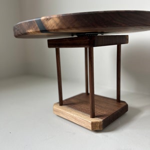 Pizza Riser Food Display Epoxy River and Walnut - Etsy