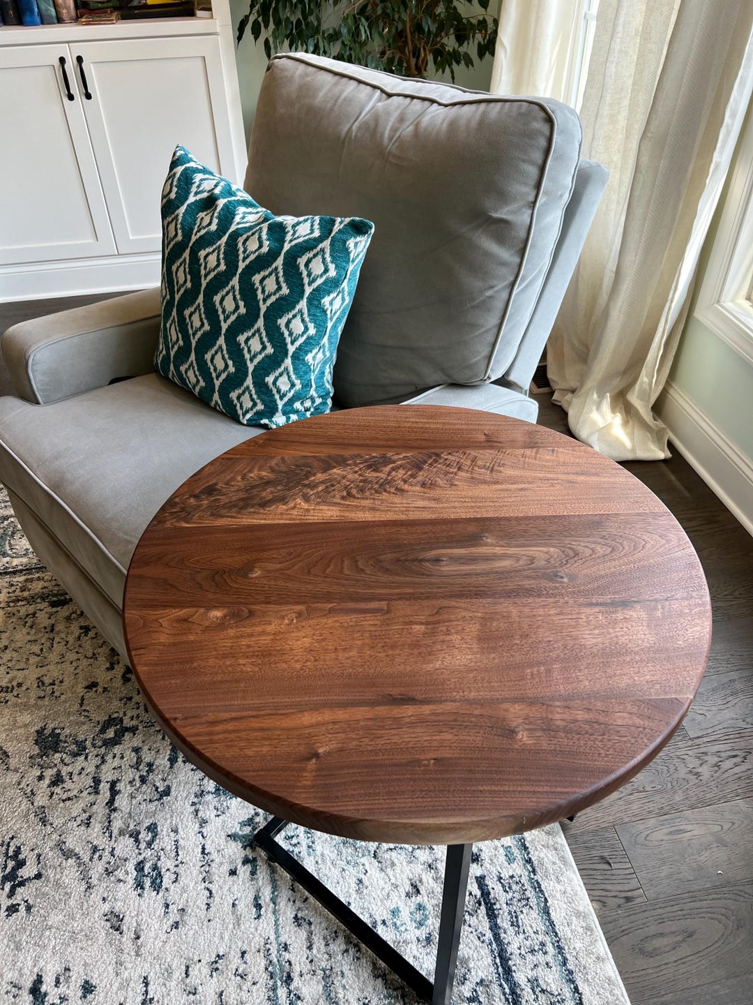 Custom Round/square/rectangular Wood Table Top: Walnut, Cherry, or ...