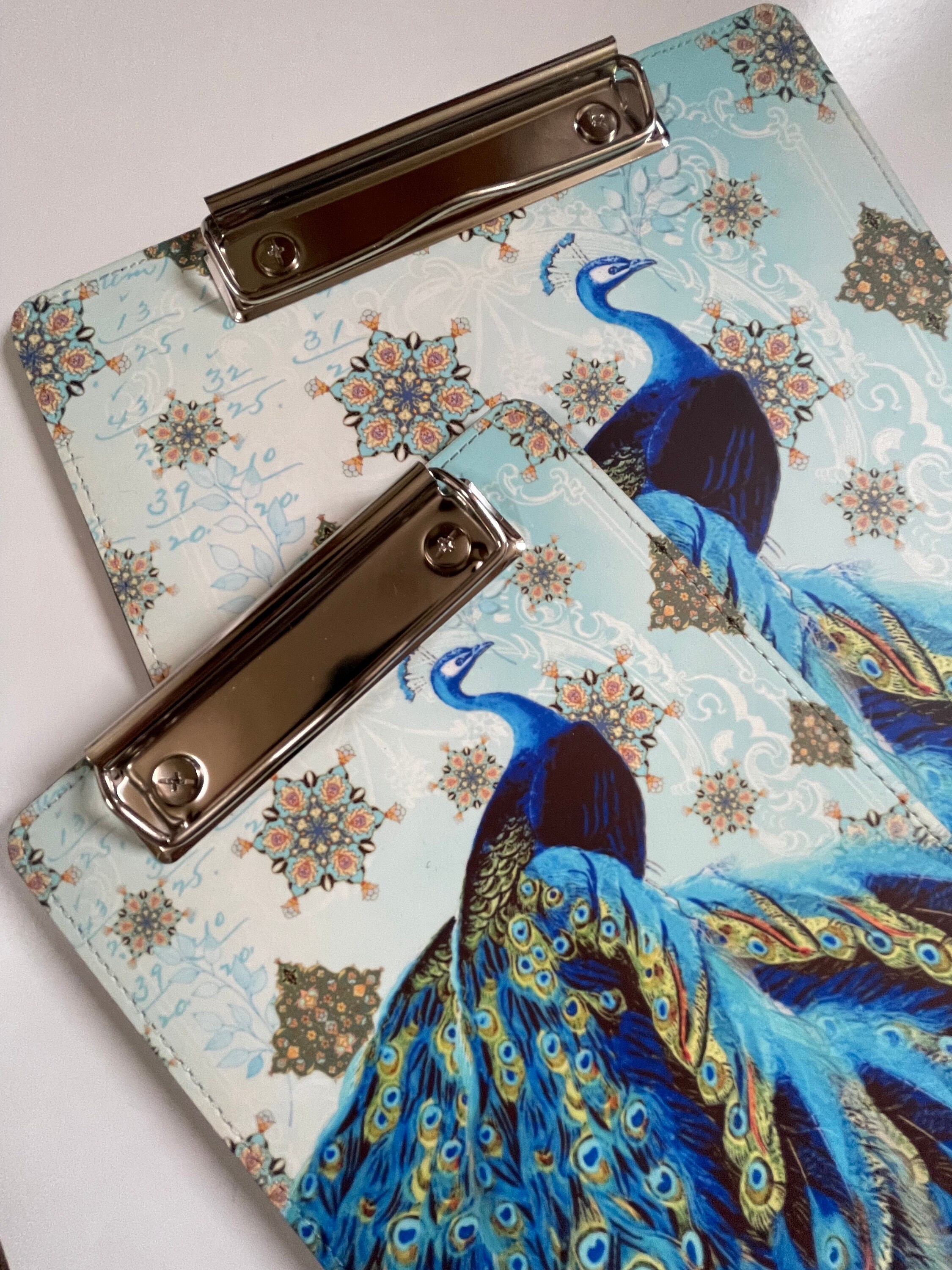 Peacock Blue Clipboard A4 & A5 Sizes, Document Board, Office Stationery ...