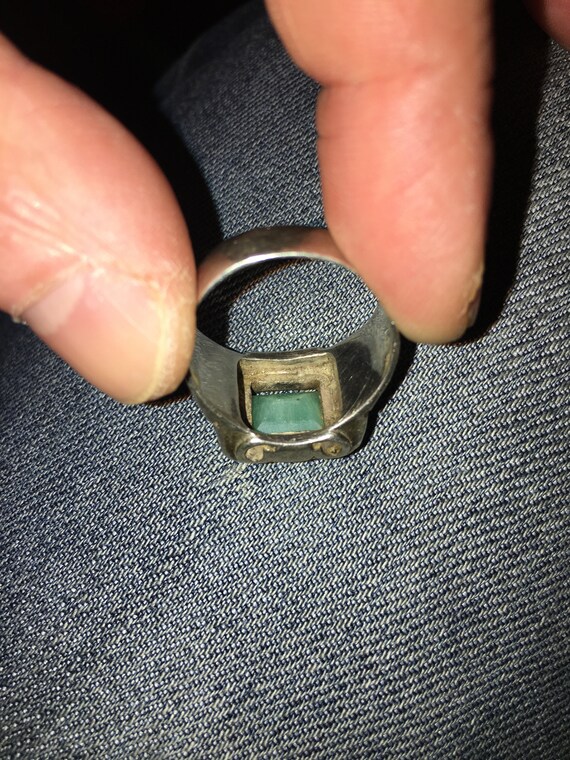 Early Georgian 1700th century emerald ring - Gem