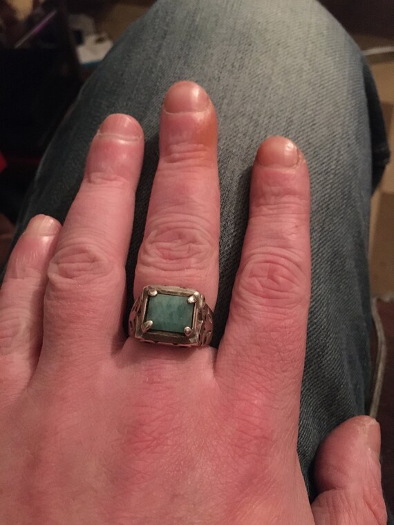 Early Georgian 1700th century emerald ring - Gem