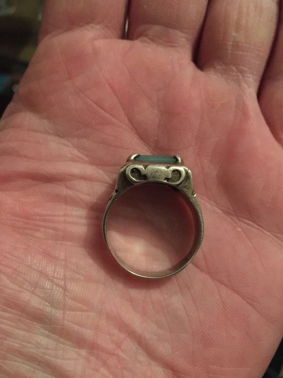 Early Georgian 1700th century emerald ring - Gem
