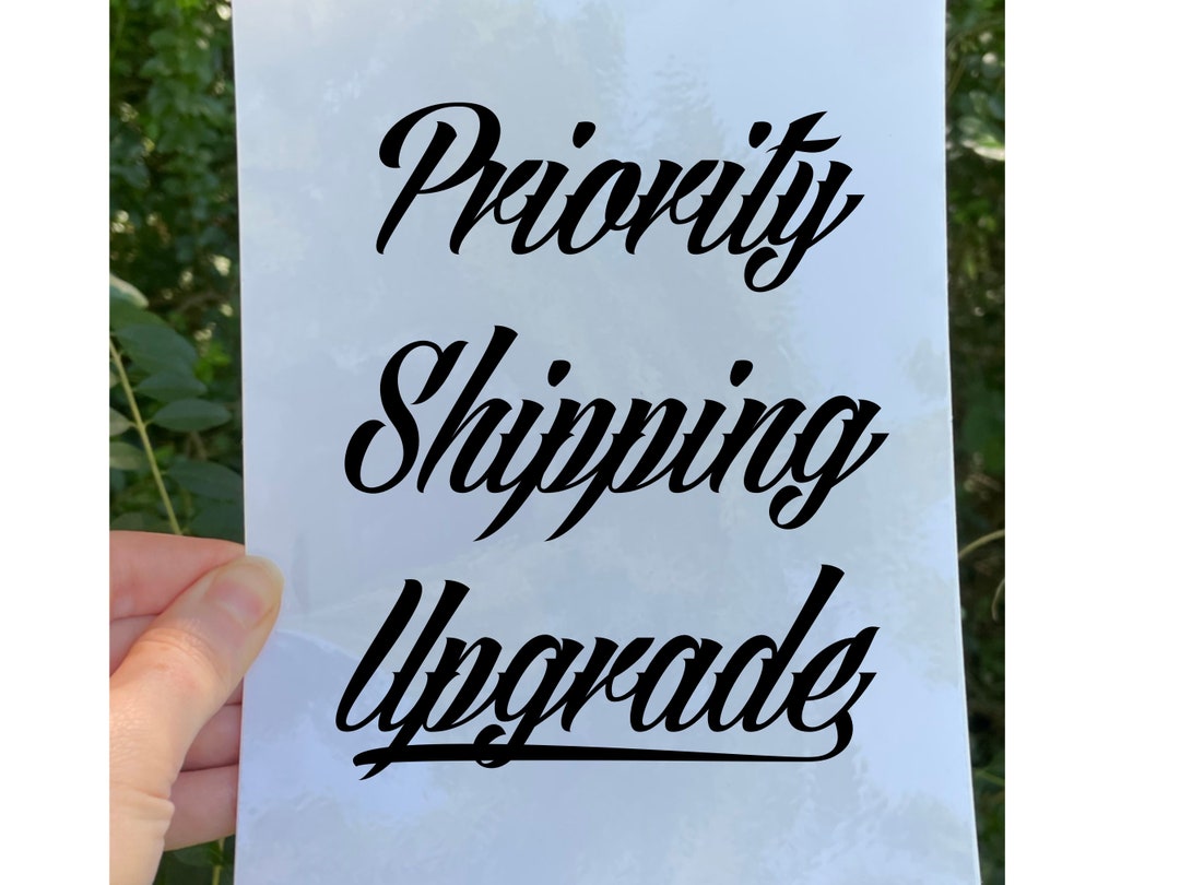 Priority Shipping Upgrade - Etsy