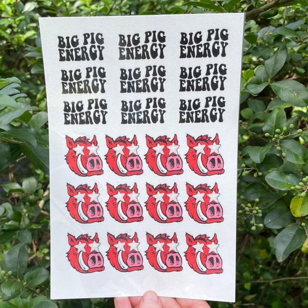Game Day Face Sticker - Etsy
