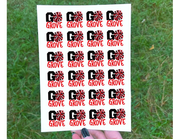 Custom Temporary Tattoos for Football Games - Cheerleader Tattoos With ...