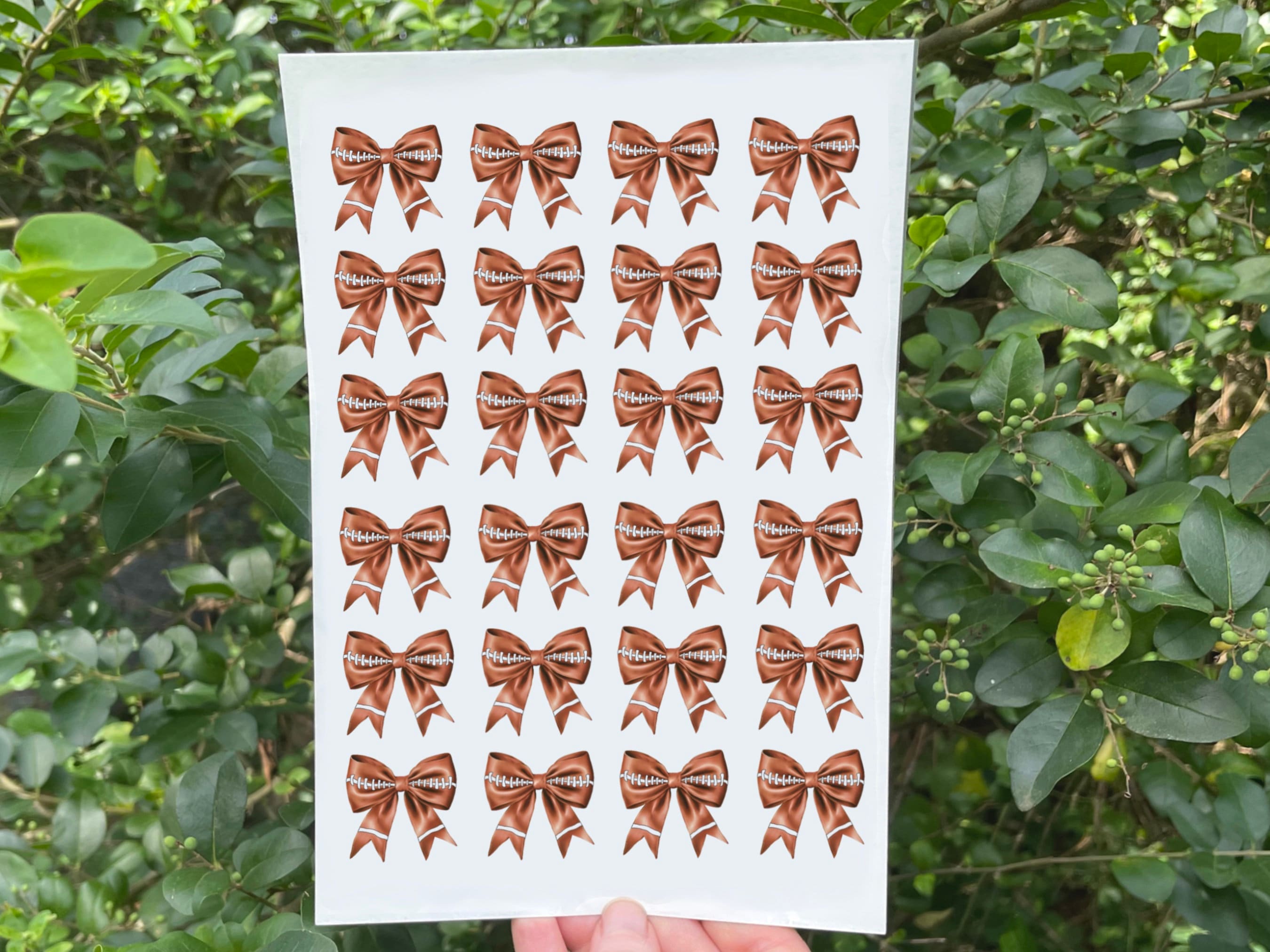 Coquette Football Bow, Cheer Tattoos, Football Sister Tattoos - Etsy