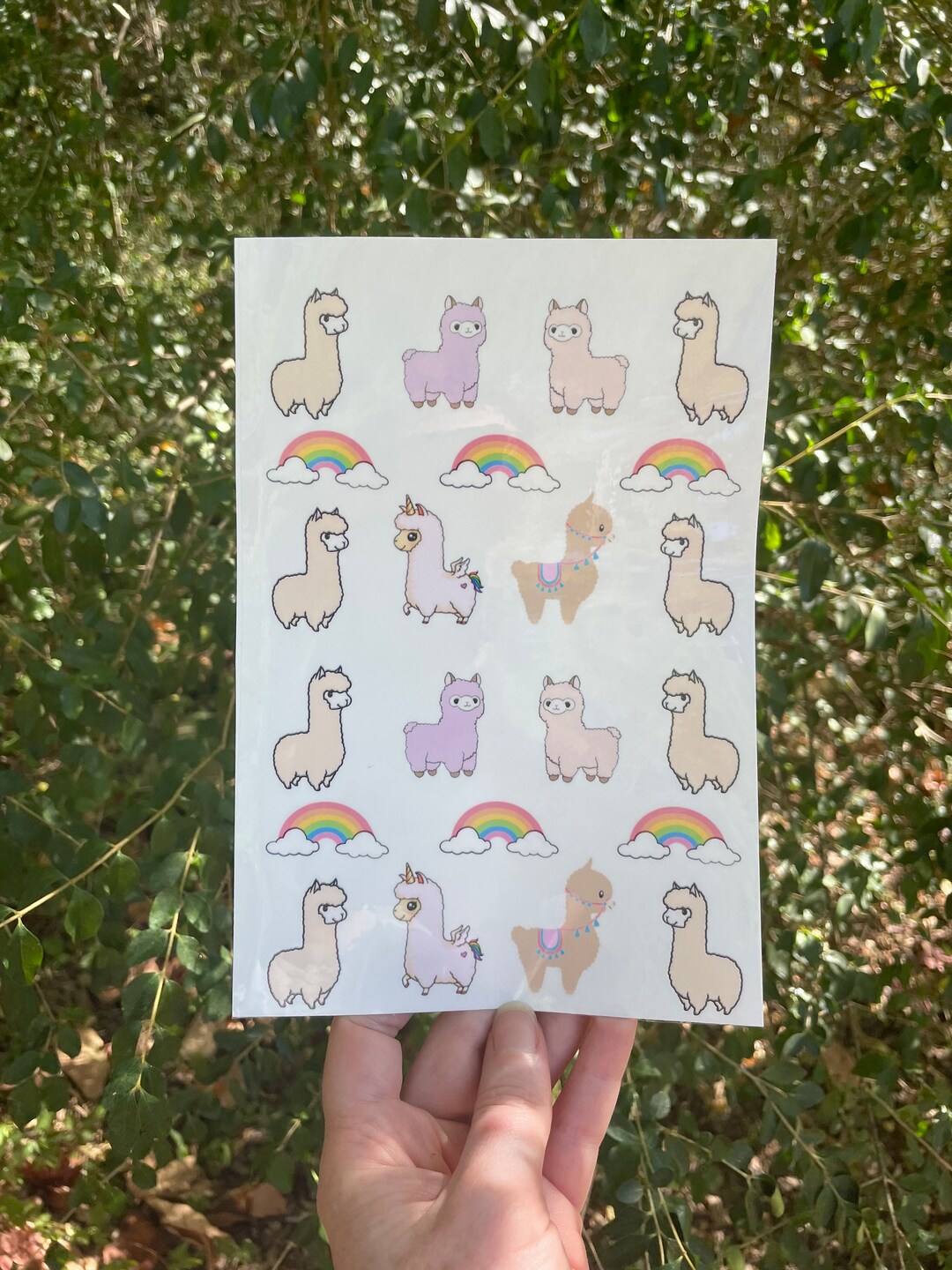 Llama Temporary Tattoo Sheet Llama Tattoos Llama Party - Etsy