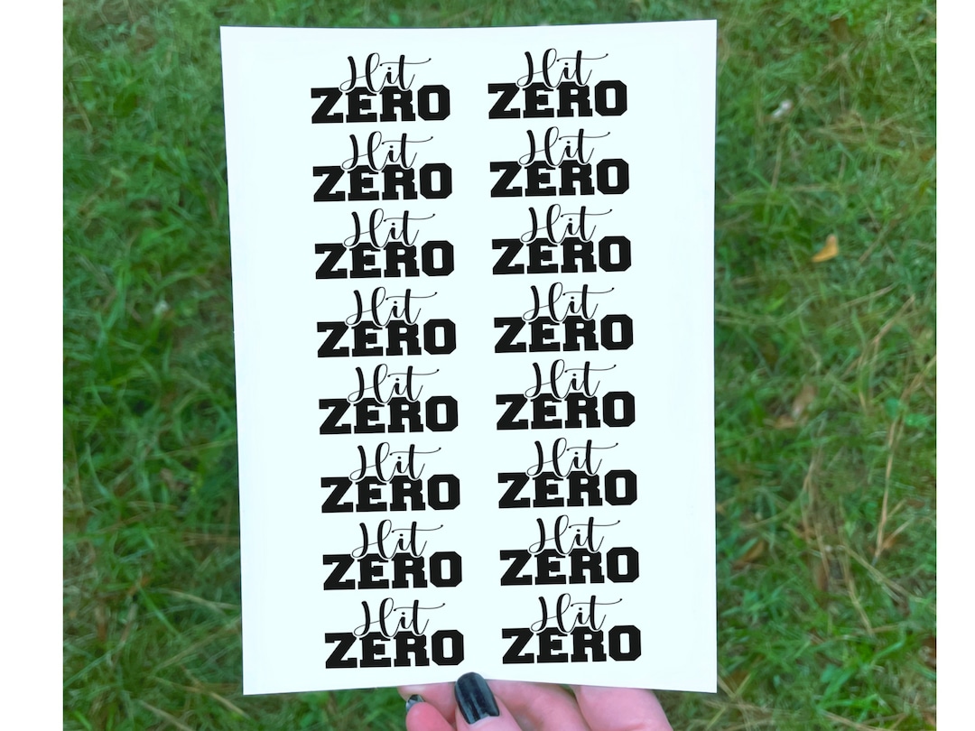 Hit Zero, Cheer, Spirit Tattoos, Temporary Tats - Etsy