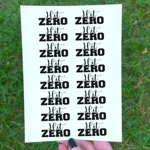 Hit Zero, Cheer, Spirit Tattoos, Temporary Tats - Etsy