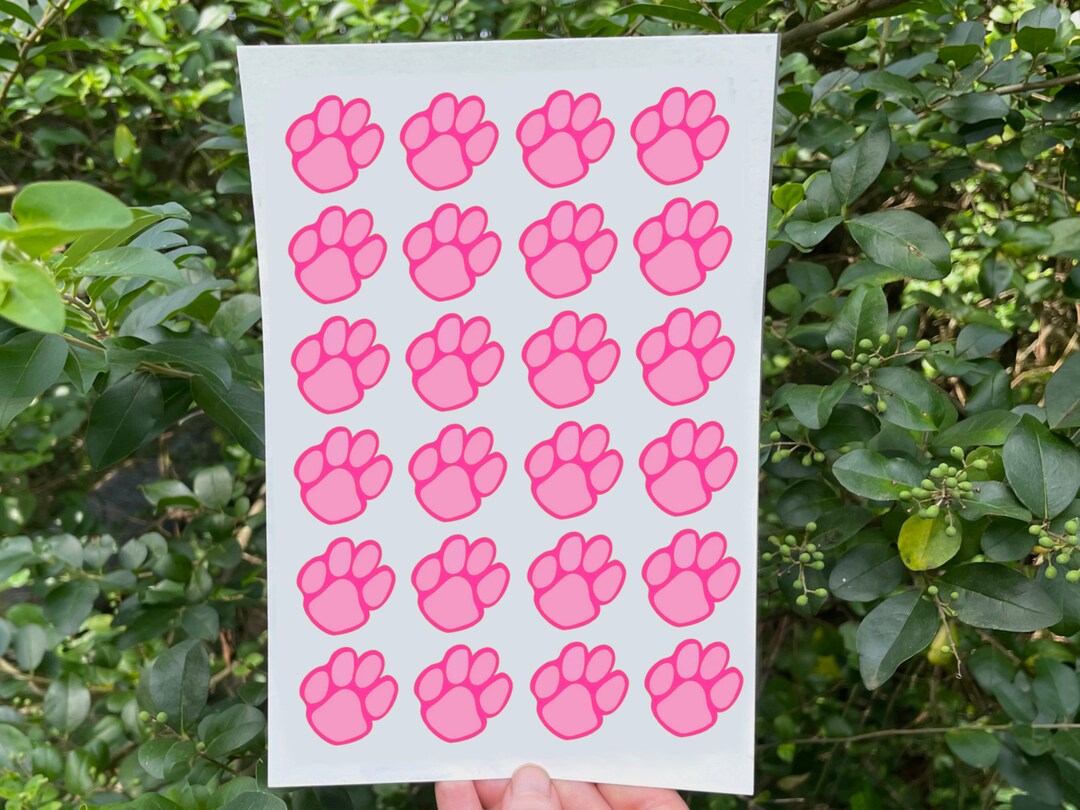 Pink Paw Tattoos, Temporary Tattoos, Pink Out Game, Cancer Awareness ...