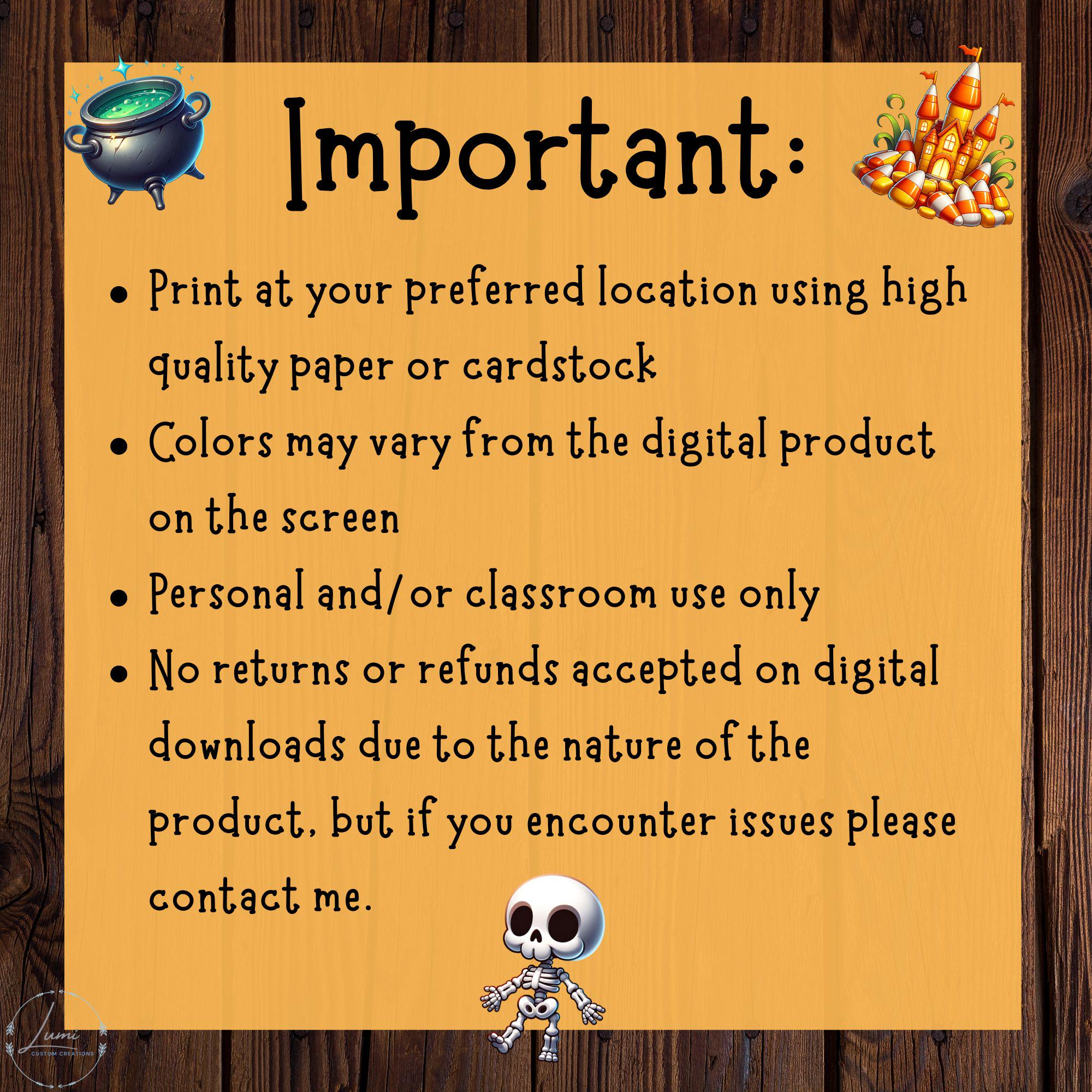 Halloween Writing Game Printable Activity, Printable Spooky Story ...