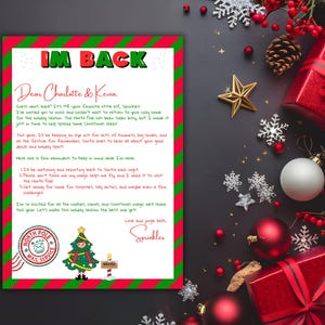 Editable Christmas Elf Arrival & Departure Letters | Elf Letters ...