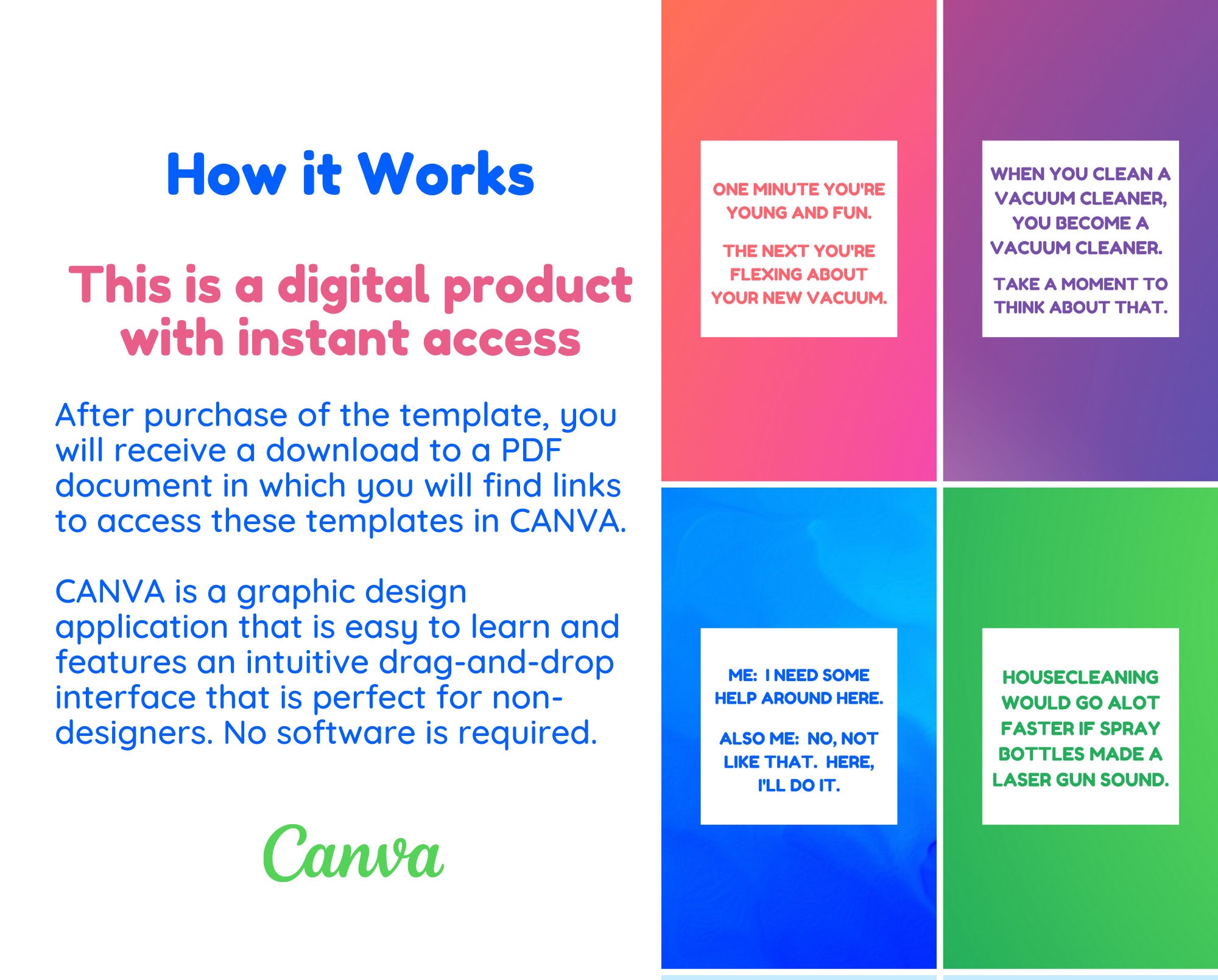 Funny Cleaning Captions for Instagram Posts for Cleaning Blog, Cleaning ...