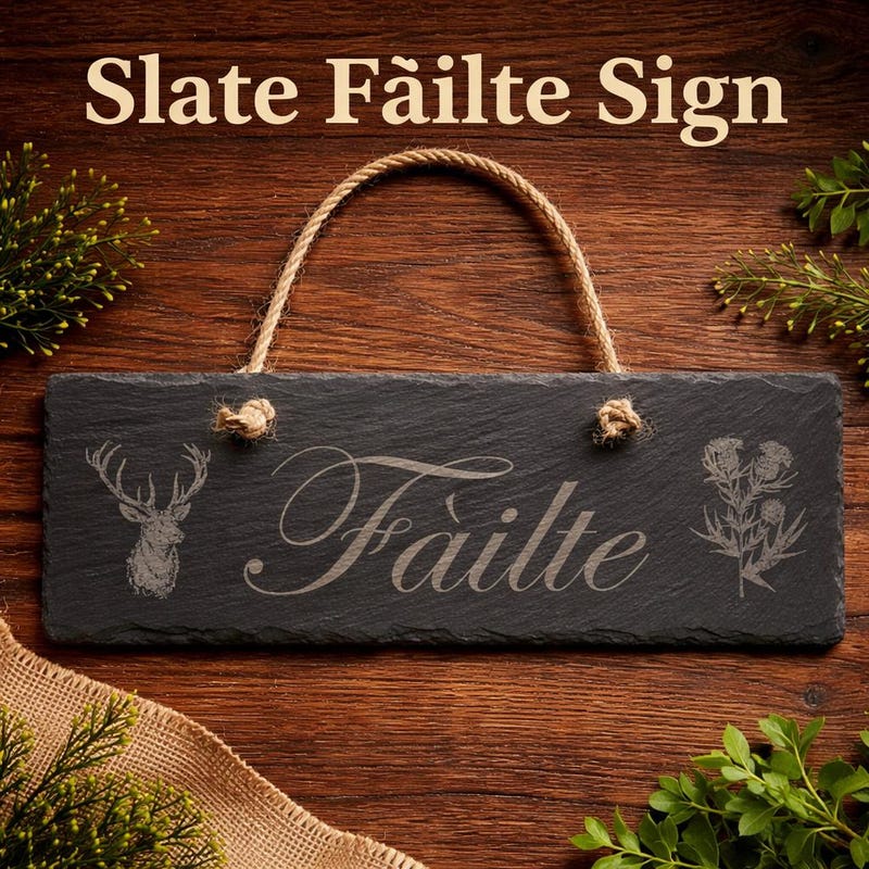 Scottish Slate Signs - Etsy UK