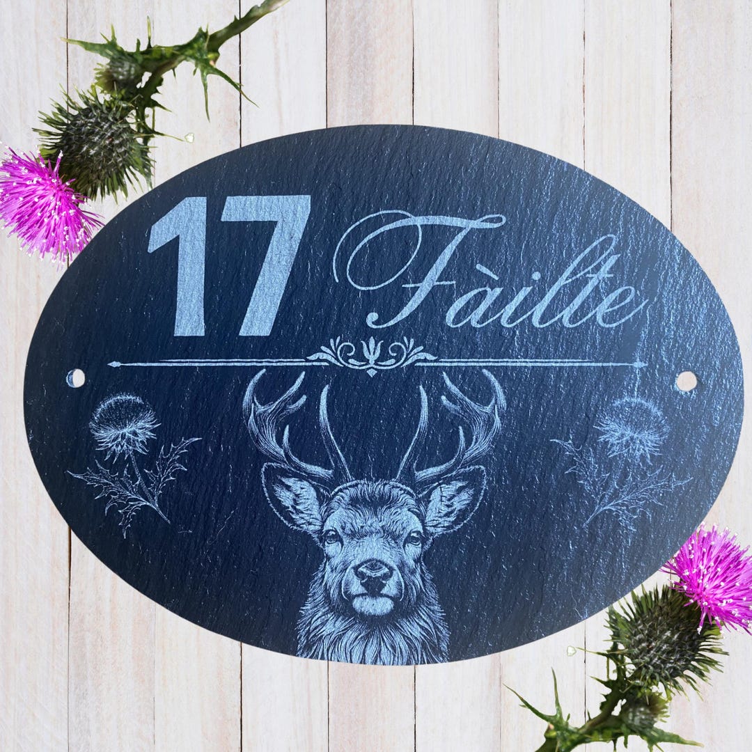 Slate Sign, Slate Door Sign, Welcome Sign, Front Door Sign, House ...