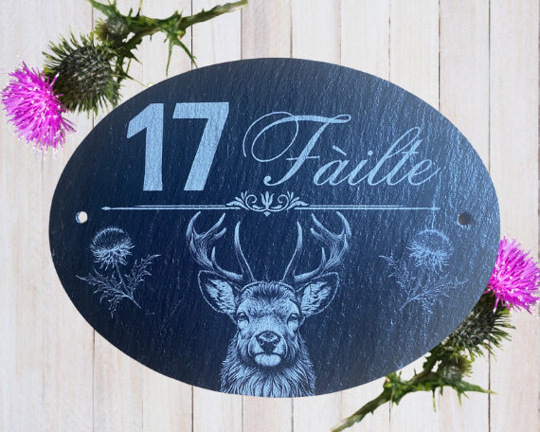 Slate Sign, Slate Door Sign, Welcome Sign, Front Door Sign, House ...