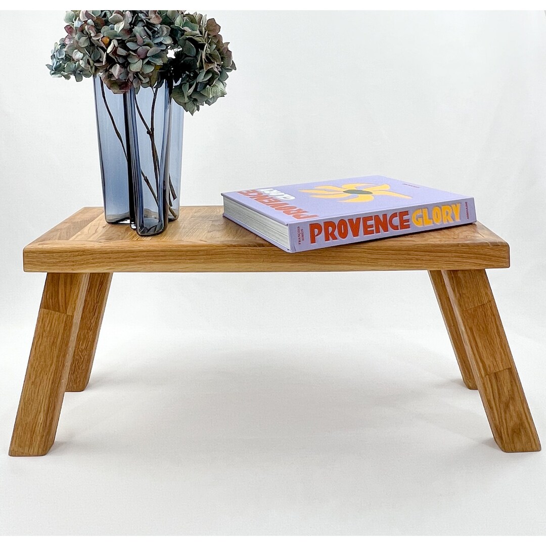 Solid Oak Stool, Stool, Solid Wood, Waxed - Etsy