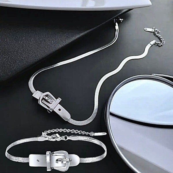 Belt Buckle Necklace - Etsy